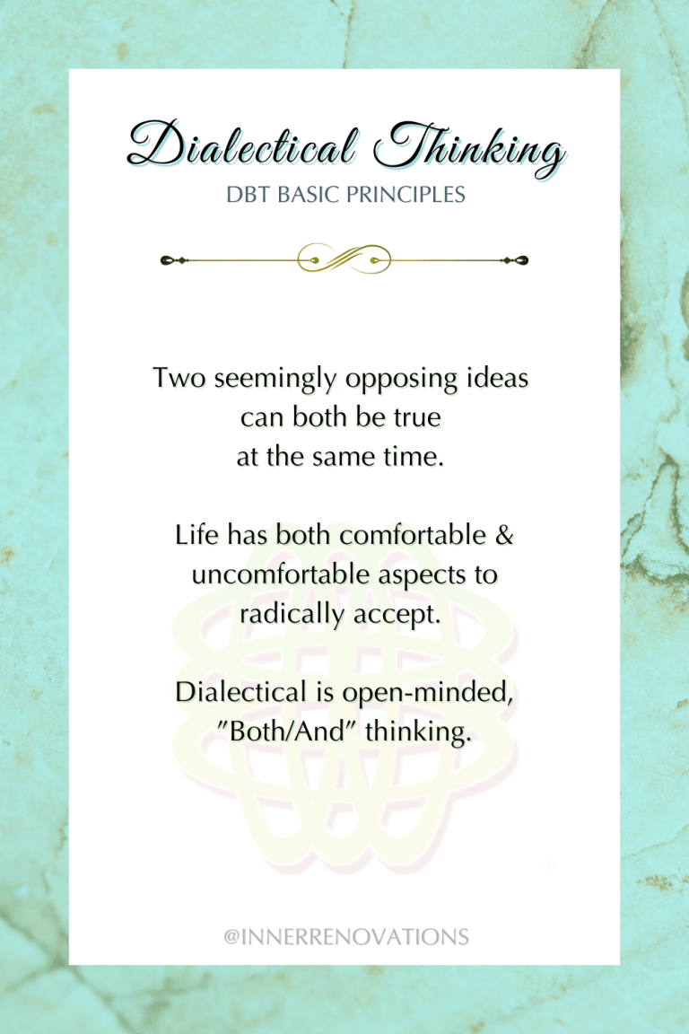 Dialectical Thinking – Inner Renovations Toolbox