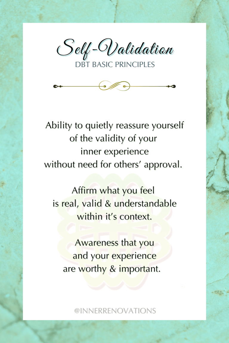 Self-Validation – Inner Renovations Toolbox